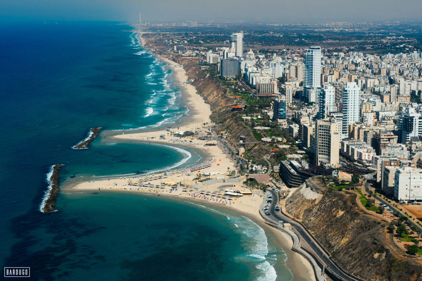 Netanya Coastline חוף הים בנתניה - BARDUGO.COM - Catalog